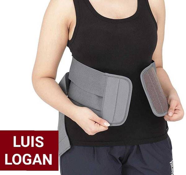 LUIS LOGAN Lumbo Sacral belt for Back Pain Relief-Compression (Grey,XL ...