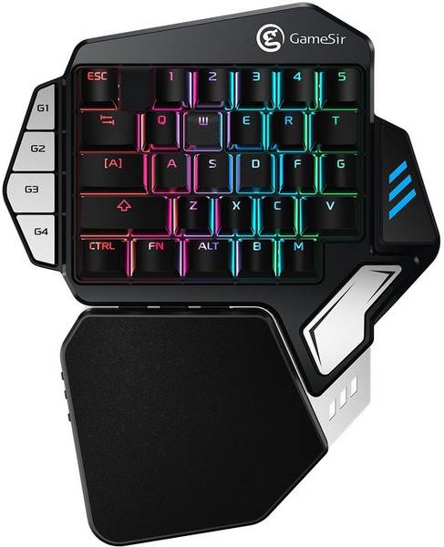 GameSir Z1 Cherry (RGB) One-Handed Gaming Keyboard, Wireless Mechanical ...
