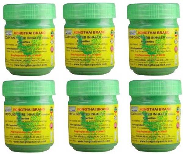 Hong Thai Compound Herb Inhaler Pack of 6 Inhaler - Price History