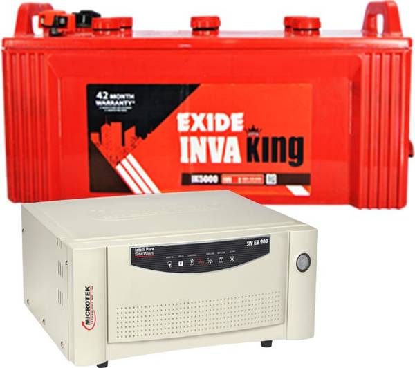 EXIDE IK 5000+MICROTEK UPS SW EB 900 Tubular Inverter Battery - Price History
