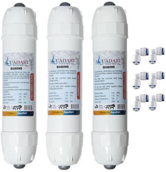 AquaDart Pre Carbon Filter, Sediment Filter, Post Carbon Filter and ...