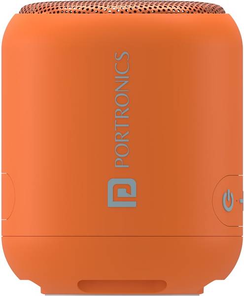Portronics SoundDrum 1 10 W Bluetooth Speaker (Orange, Stereo Channel ...