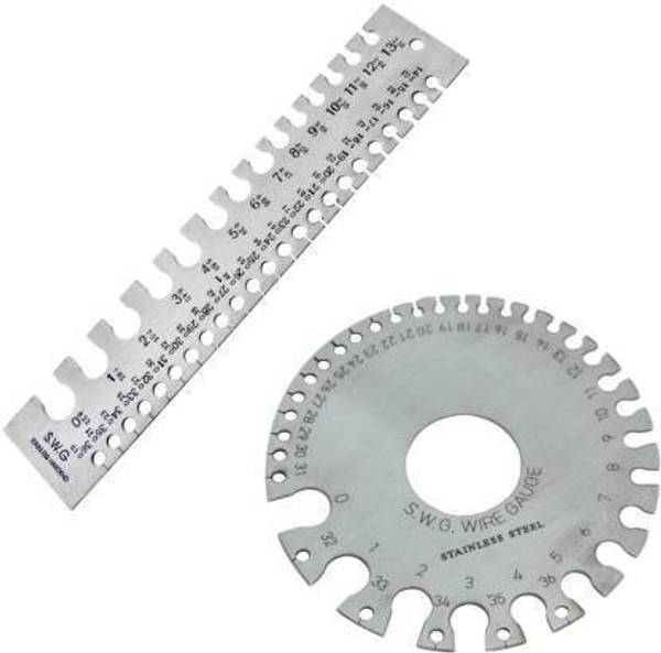 SAMENX Rectangular Wire Gauge &SWG Sheet Metal Wire Gauge /Sizer in ...