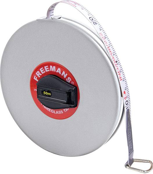 FREEMANS FN-50 Fibreglass Leatherette Measuring Tape - 50 m Measurement ...
