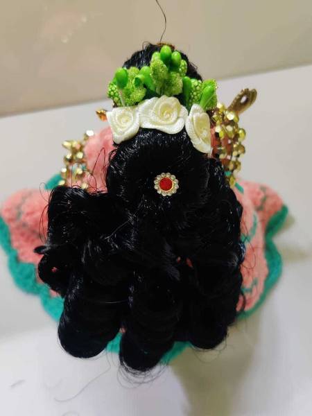 radha krishnam poshak radha rani hairs / radha rani designer hairs ...