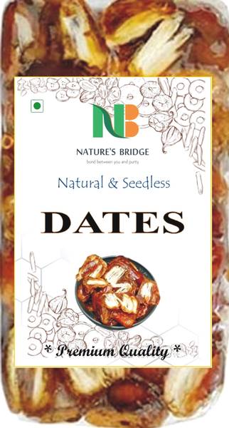 Nature's Bridge Seedless Dates (500 Gm) Pin Khajur Arabian Dates, Dates ...