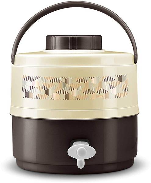 MILTON Kool Musafir 5000 Insulated Water Jug, 4.8 Litre, Brown Bottom ...
