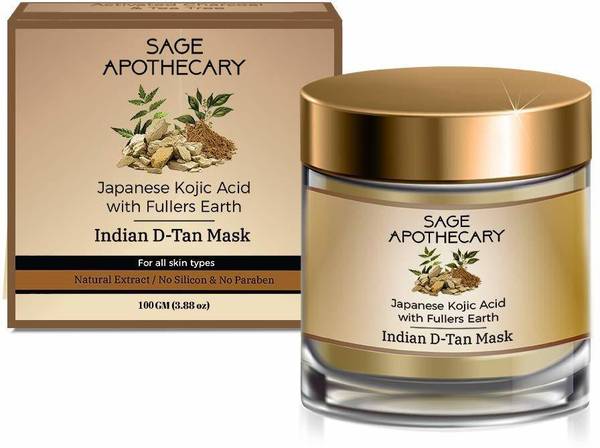 Sage Apothecary Indian D-Tan Mask : Multani Mitti (Fuller Earth), Neem ...