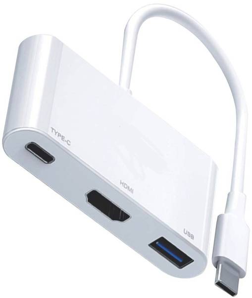 Hi-Lite Essentials TV-out Cable Type C to USB 3.0, Type-C, 4K support ...