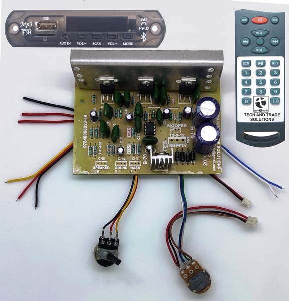 TECH AND TRADE 2050 IC BASED 2.1 STEREO AUDIO AMPLIFIER CIRCUIT BOARD ...