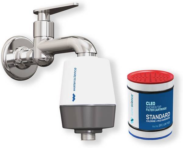 Water Science CLEO SFU-717 ABS Shower & Tap Filter for Hard Water ...