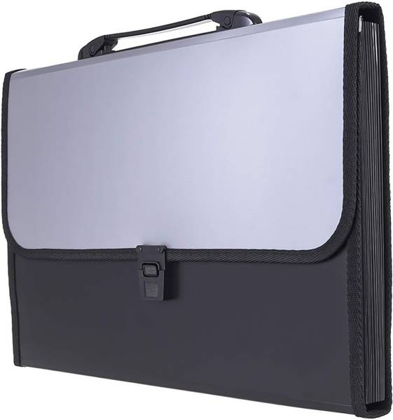 RAMKE Expanding Plastic File Folder 13 Pockets for Documents ...