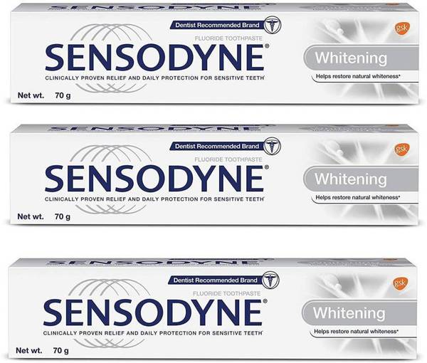 SENSODYNE CLINICALLY PROVEN WHITENING 3 UNIT 71G EACH Toothpaste ...