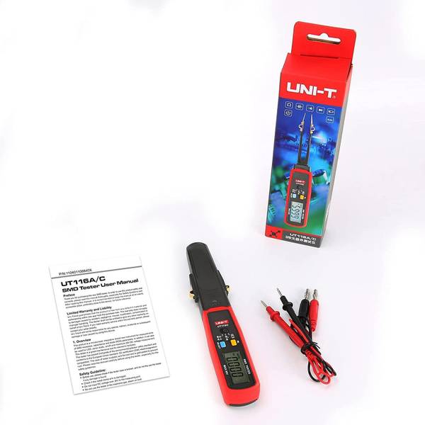 AS TOOL CENTER Digital Smart SMD Tester Tweezers Intelligent LCR Meter ...