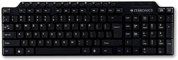 ZEBRONICS KM2100 Wired USB Desktop Keyboard - Price History