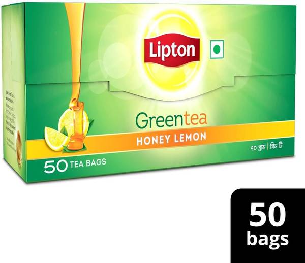 Lipton GREEN TEA HONEY LEMON ALL FLAVOUR HONEY TEA 50 BAGS X 1 Honey ...