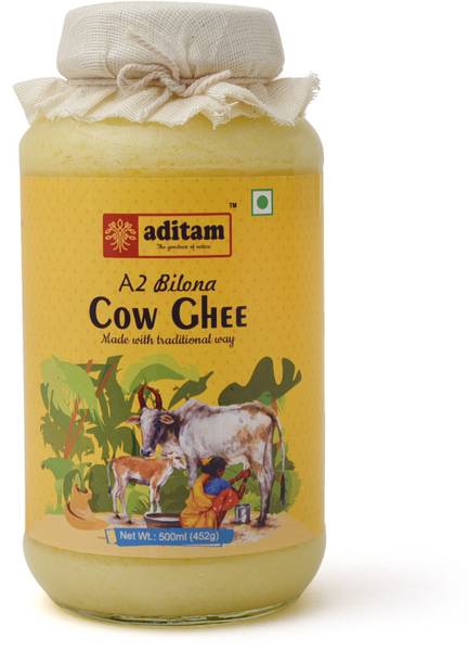 Aditam A2 Shudh Desi Cow Ghee from A2 Milk Prepared by Traditional ...