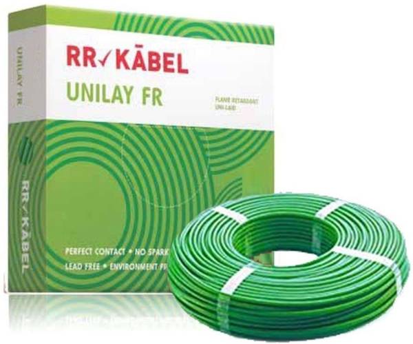 RR KABEL HR FR PVC 2.5 sq/mm Green 90 m Wire - Price History