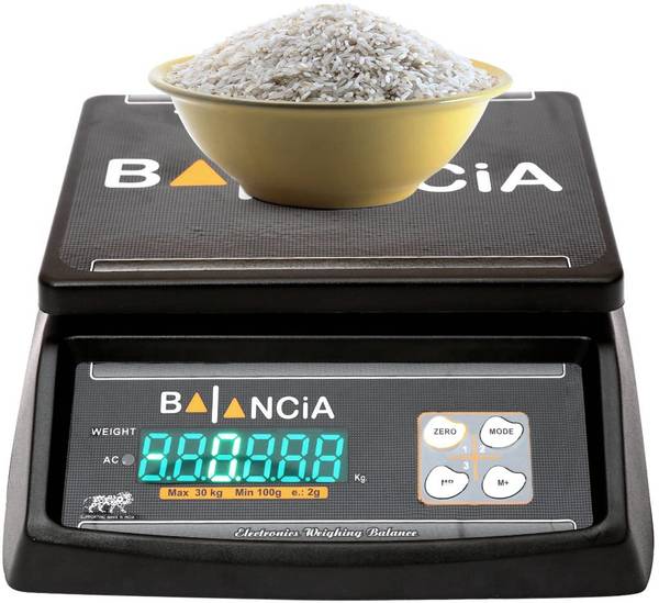 NIVAYO ELECTRONIC 30 KG DOUBLE DISPLAY WEIGHING SCALE FOR KITCHEN, SHOP ETC. TR-55 Weighing ...