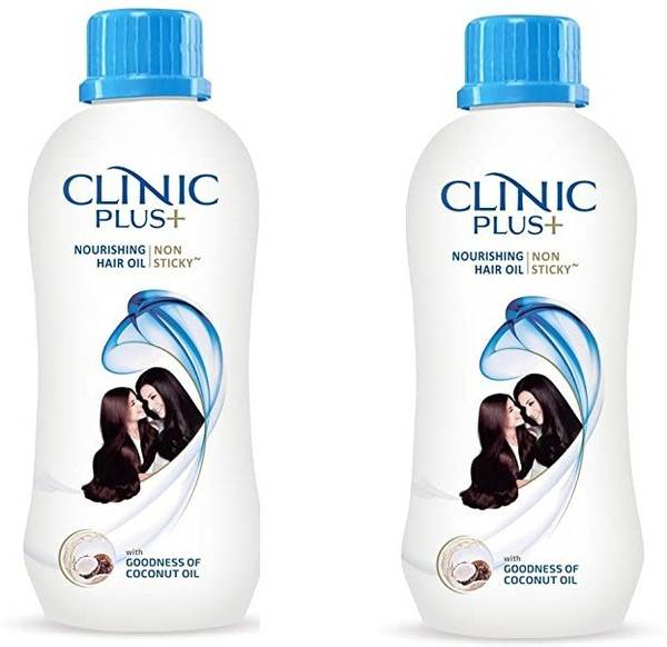 Clinic Plus Non Sticky Nourishing Hair Oil (200 ml)- Pack of 2(400ml ...