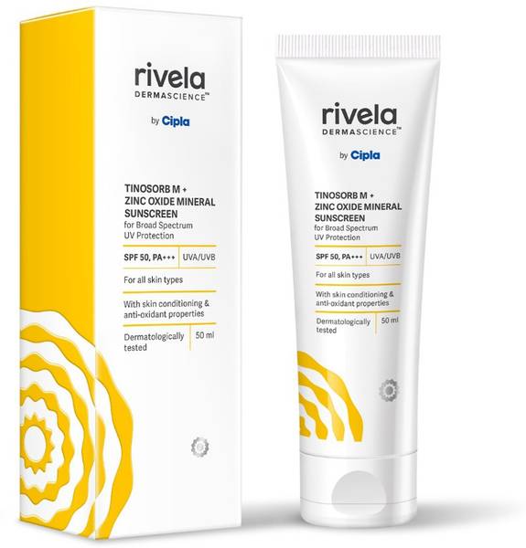 Rivela Dermascience by Cipla Sunscreen Lotion | For UVA/UVB protection ...