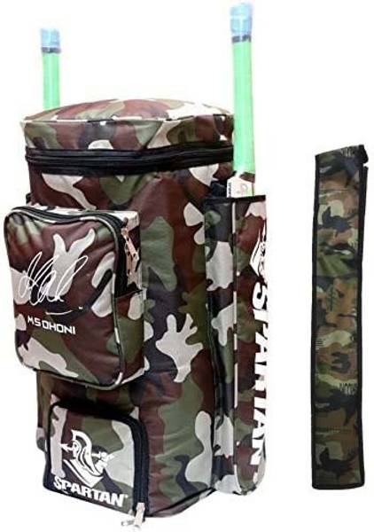 kishna Cricket Kit Duffel MS Dhoni Signature Army Printed - Price History