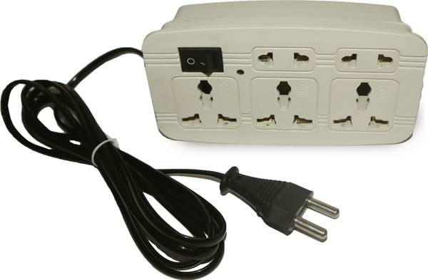 Sgjet 5 Socket 1 Switch 6a Universal Socket Surge Protector Extension Cord 5 Socket Extension