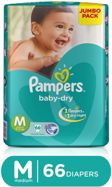 Pampers Taped Diapers - M - Price History