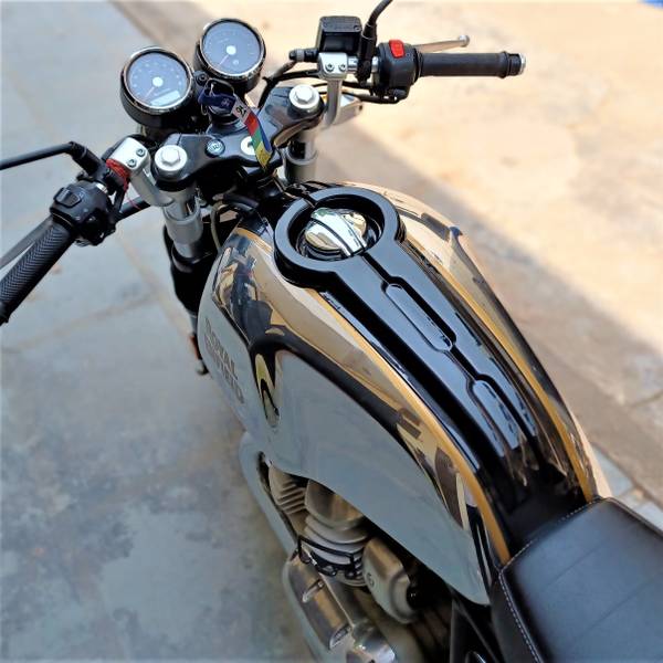Saiga Parts Tank Tie Strap Royal Enfield Continental GT 650 Bike Tank ...