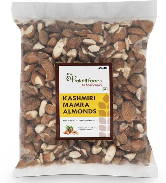 The Prakriti foods by khatirdaari Broken Kashmiri Mamra Almonds Almonds ...
