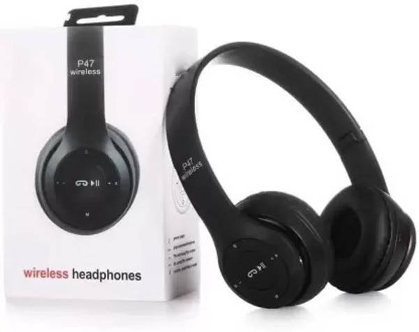 Over Ear Hi-Fi Stereo Sound & Thunder Bass Headphone,Foldable Bluetooth ...