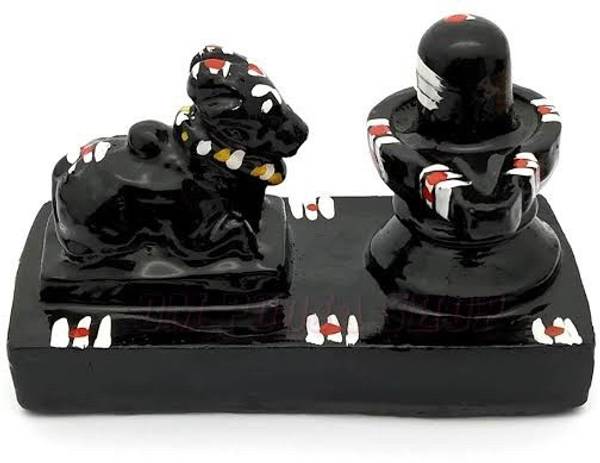 nath enterprises Nandi Mahadev Pind Shivling Stone Mahadev Shivling For ...