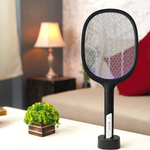 Classic Mosquito Racket Rechargeable Insect Killer Bat with LED Light ...