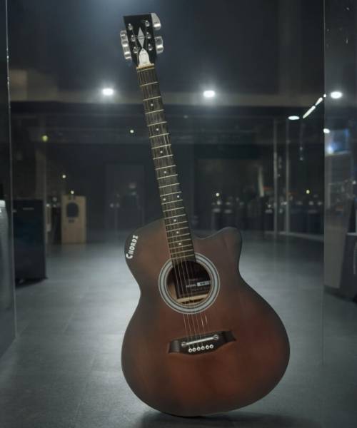 Chordz Black String Acoustic Guitar for Beginners4 Acoustic Guitar ...