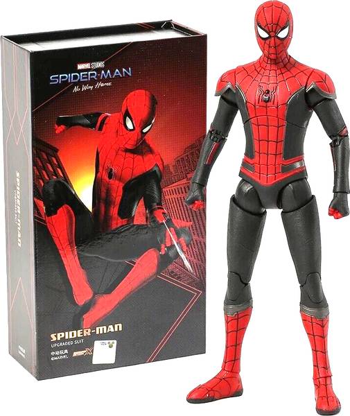 Delite New SPIDER MAN ZD Toys Red Suit Action Figure Movie Model 7 inch ...