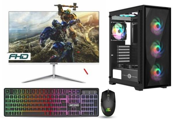 FusionIT Gaming PC Intel Core i5-2000 Core i5 (16 GB DDR4/512 GB SSD ...