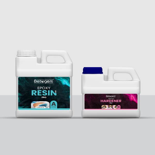 Betogen Epoxy Resin 3:1 Ratio Resin And Hardener 6.0 Kg Set For Art And ...