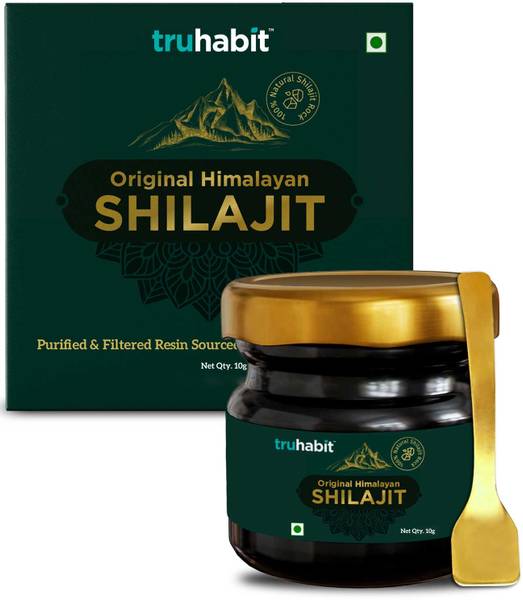 TruHabit Original Himalayan Shilajit Resin (10g) Natural Stamina ...
