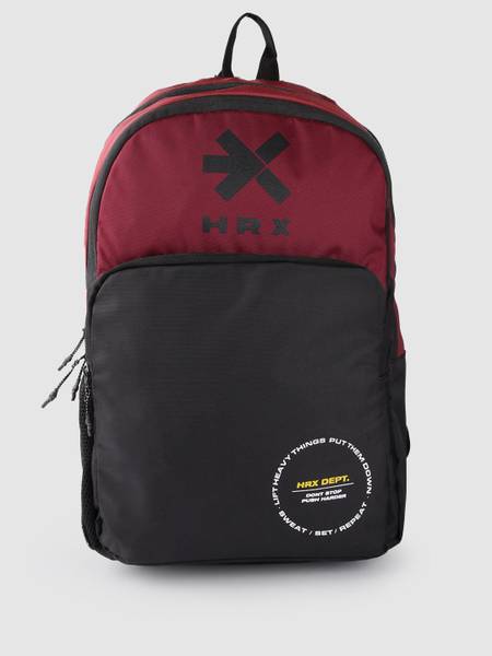 HRX by Hrithik Roshan Unisex Colourblocked Backpack 23 L Backpack ...