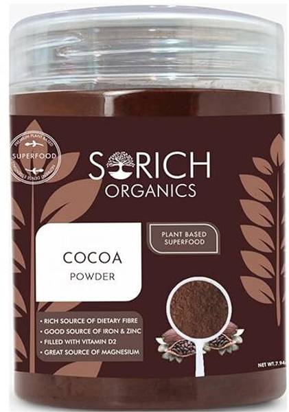 Sorich Organics All Natural Unsweetened Cocoa Powder-200GM -100% Pure ...