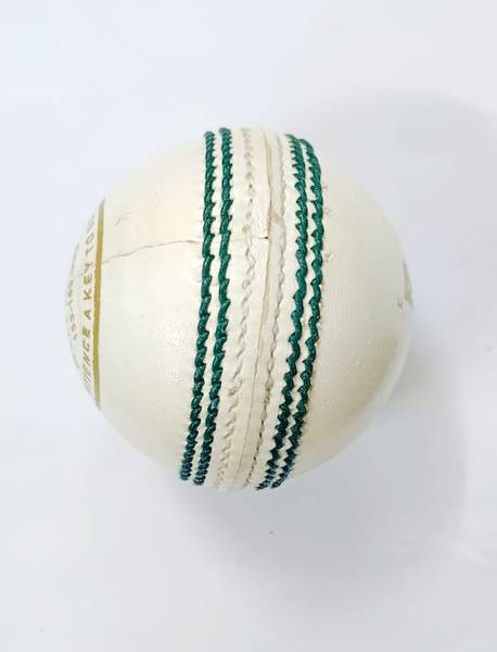 ASASA TEST WHITE CRICKET LEATHER BALL PACK OF 2 Cricket Leather Ball ...