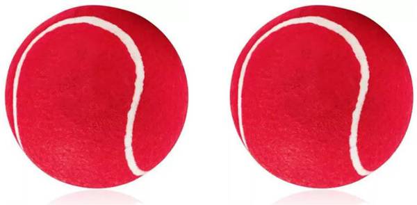 PRAKMO red Tennis balls Cricket Tennis Ball (Pack of 2) Cricket Tennis ...