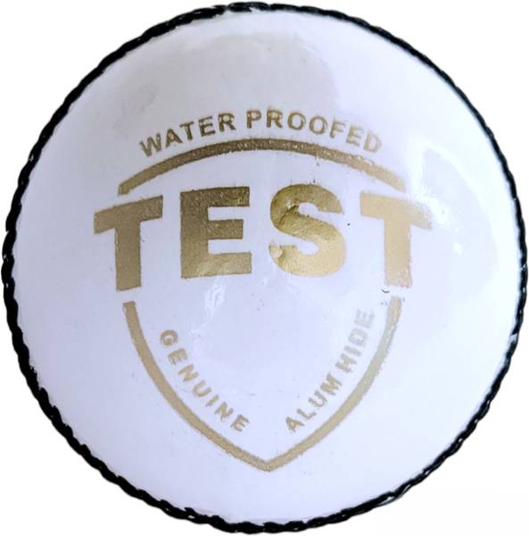 Strive Fit Leather Ball (White) Cricket Ball Test Cricket Leather Ball ...