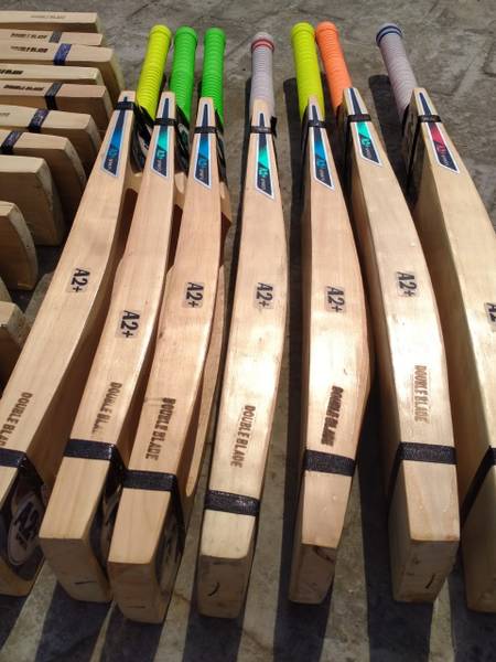 RED MOK A2 PLUS DOUBLE BLADE GOLDEN SHOT CRICKET BAT Kashmir Willow ...