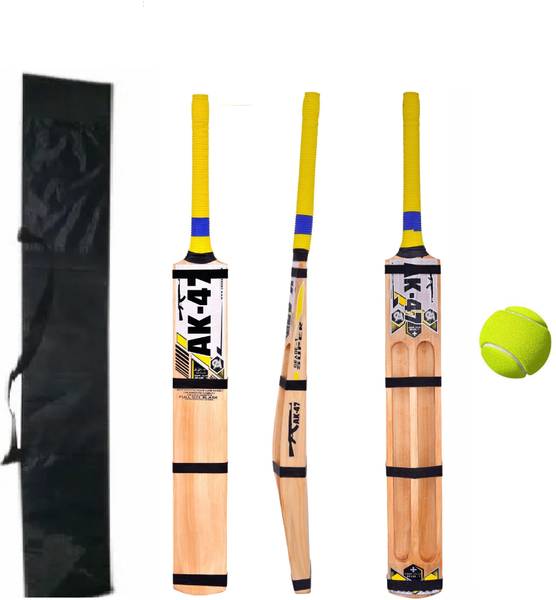 KANHA SPORTS AK47 WH dubble blade Kashmir Willow Cricket Bat - Price ...