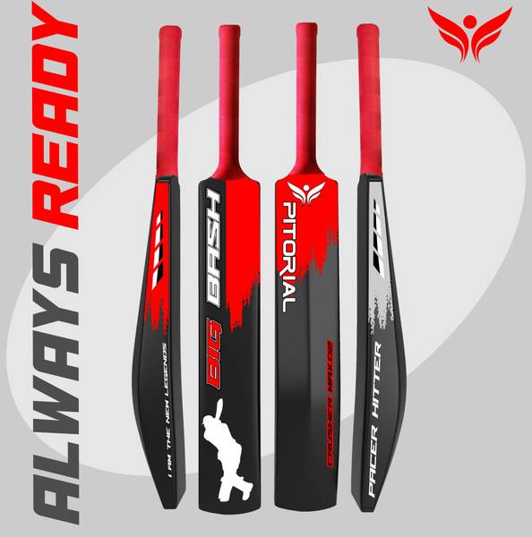 pitorial Red Bat 01 PVC/Plastic Cricket Bat - Price History