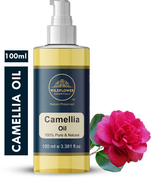 Wildflower essentials 100% Pure Camellia Oil (Tea Seed Oil) For Glowing ...