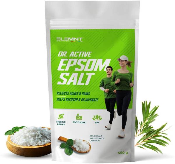 Elemnt Life Dr. Active Epsom Salt for Muscle Recovery, Foot Soak & Body ...
