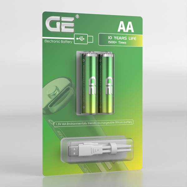 GE AA LITHIUM ION - USB-C Rechargeable Battery - Price History