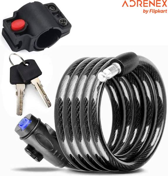 Adrenex by Flipkart Heavy Duty Multipurpose Cable Key Lock for Cycle ...
